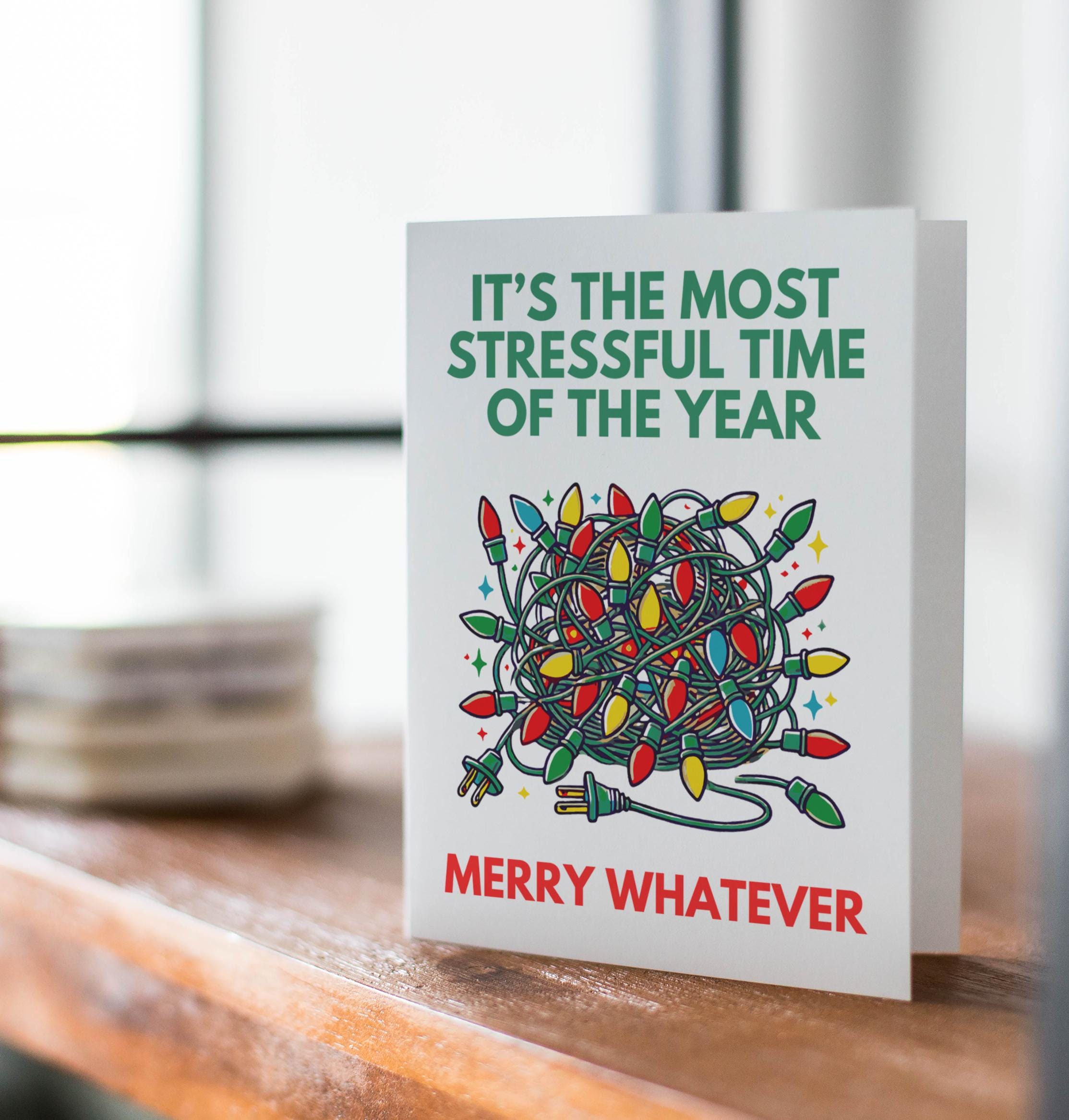 Funny Christmas Card, It's the Most Stressful Time of the Year but ...