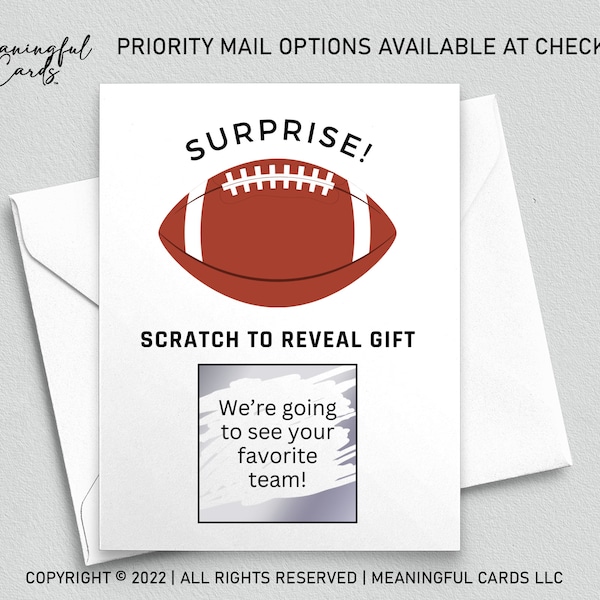 Custom Scratch off Card - Etsy