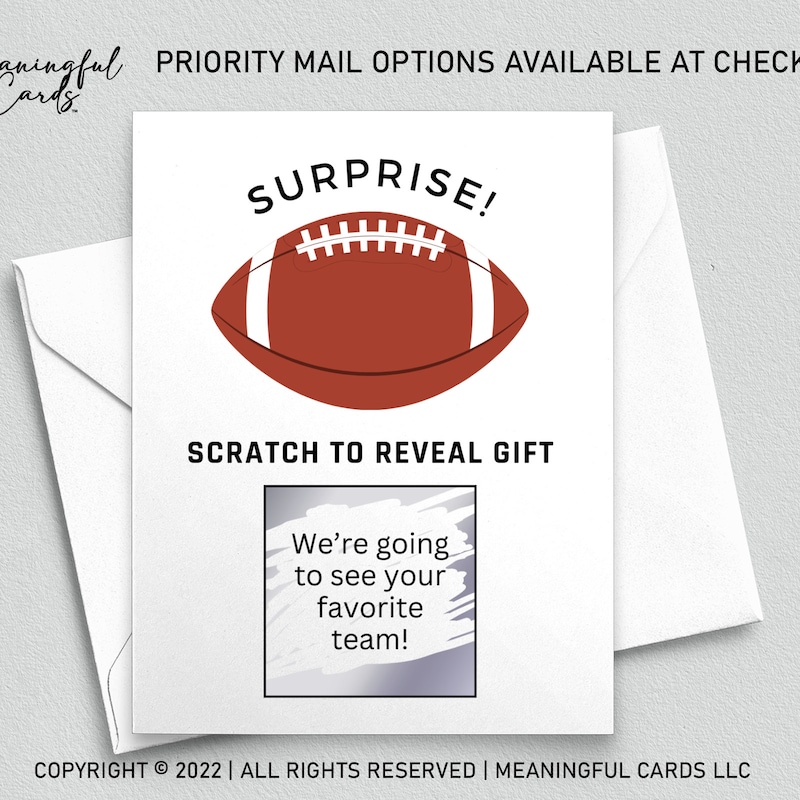 Custom Scratch off Card - Etsy