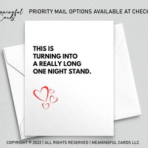 Funny Anniversary Card, This is Turning Into a Really Long One Night ...