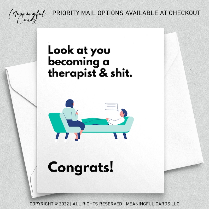 Therapist Card - Etsy