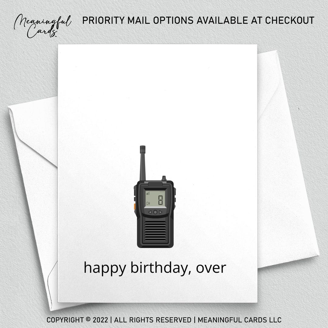 Emergency Dispatcher Birthday Card, Public Servant - Etsy