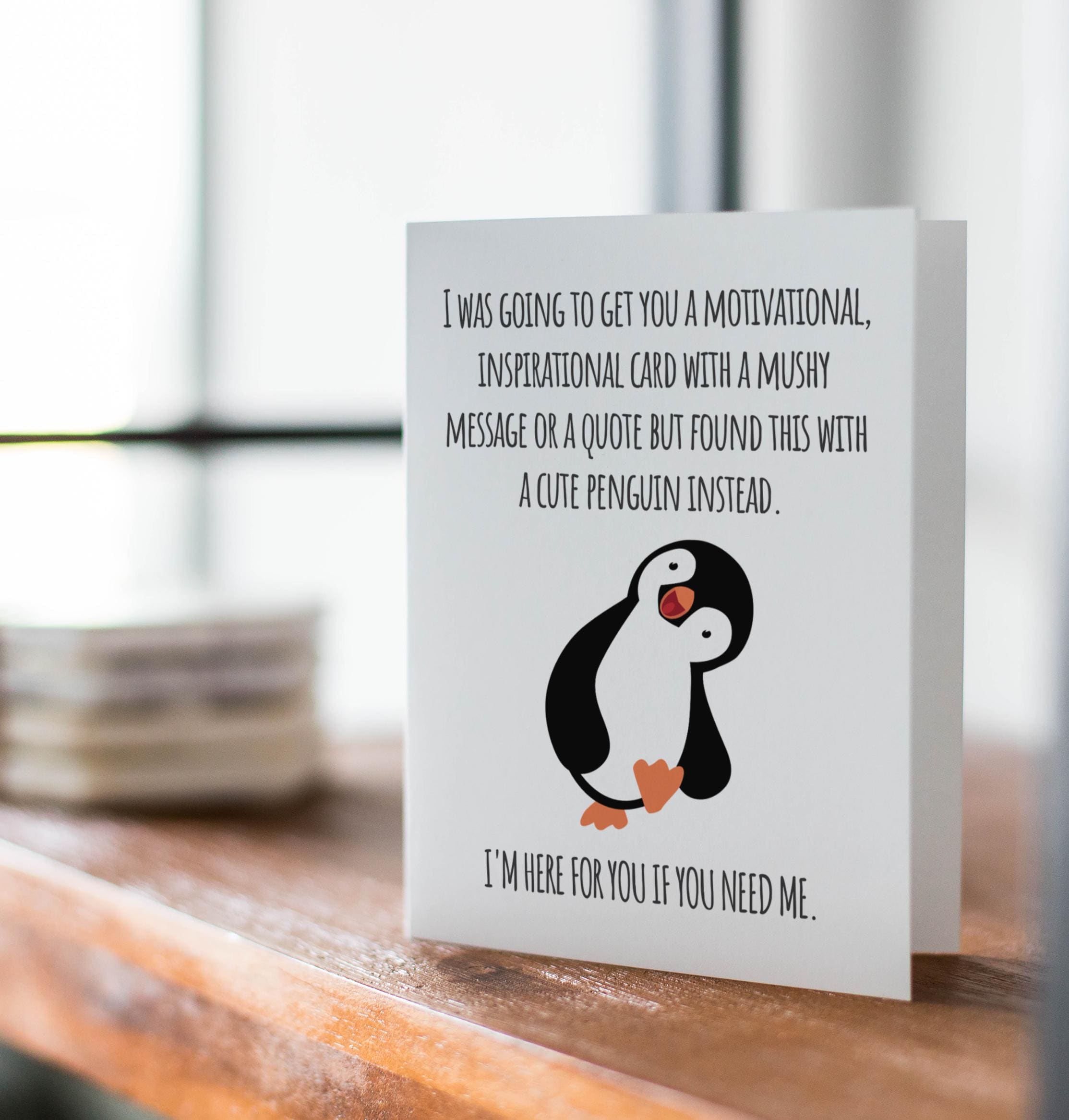 Funny Encouragement Card, Emotional Support for Grieving - Etsy