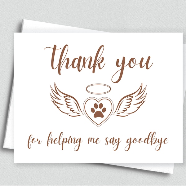Dog Goodbye Card - Etsy