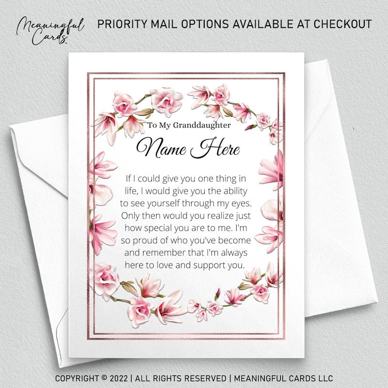 Adult Granddaughter Birthday Cards - Etsy