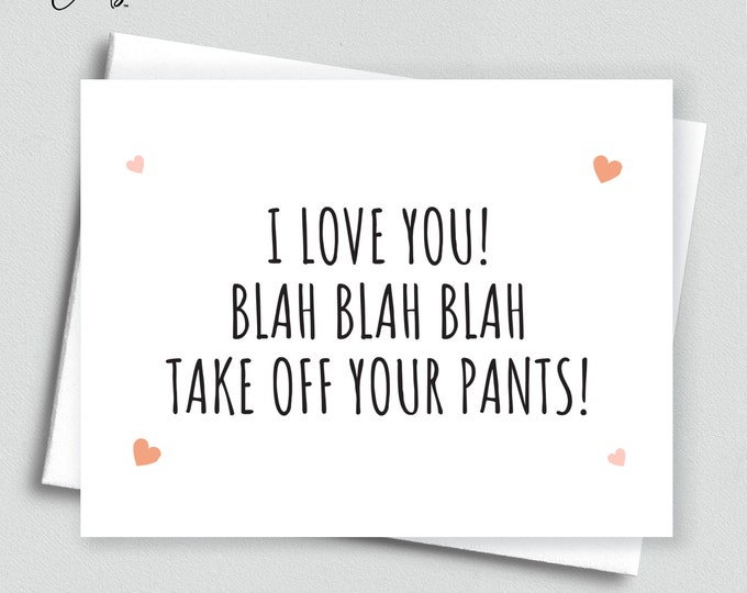 Funny Sex Happy Birthday Card For Boyfriend Boyfriend Birthday T 2952