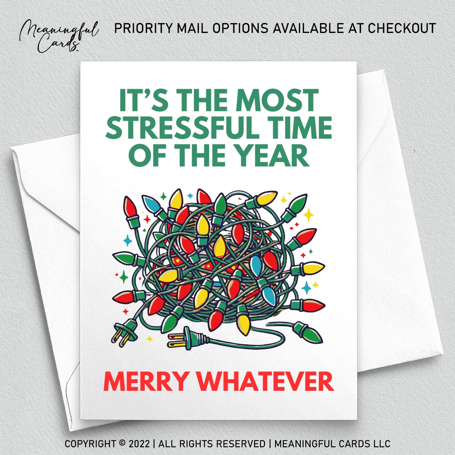 Funny Christmas Card, It's the Most Stressful Time of the Year but ...