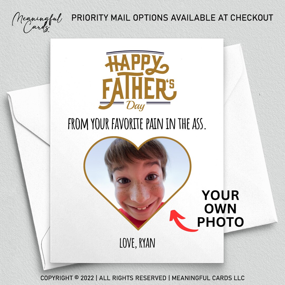Funny Fathers Day Card, Funny Birthday Card for Dad, From Your Favorite ...