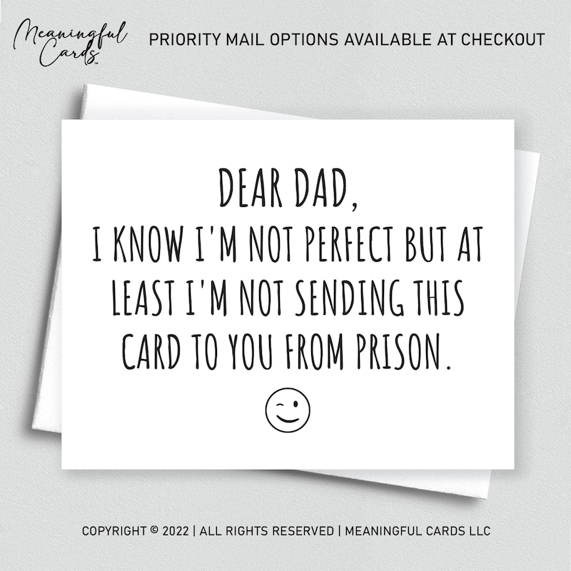 Funny Dad Card - Etsy