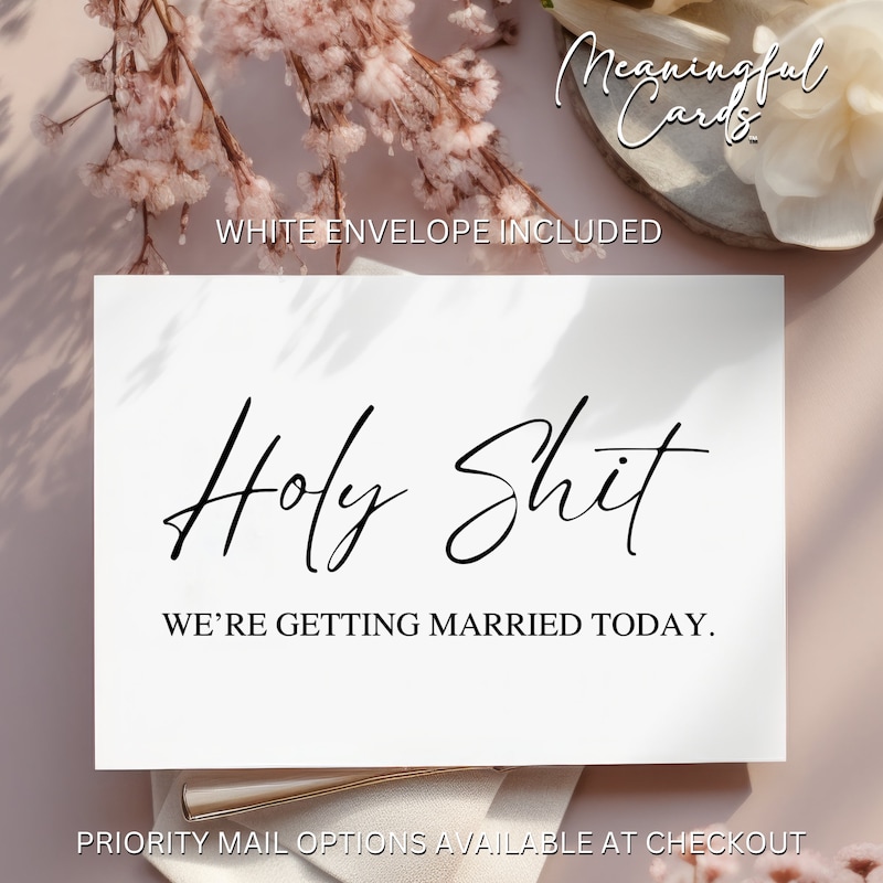 We're Getting Married Cards - Etsy