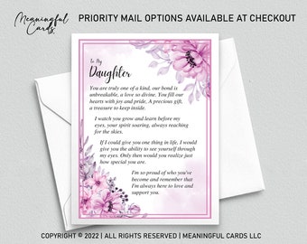 Pregnant Daughter Birthday Card Daughter Pregnant Card From - Etsy