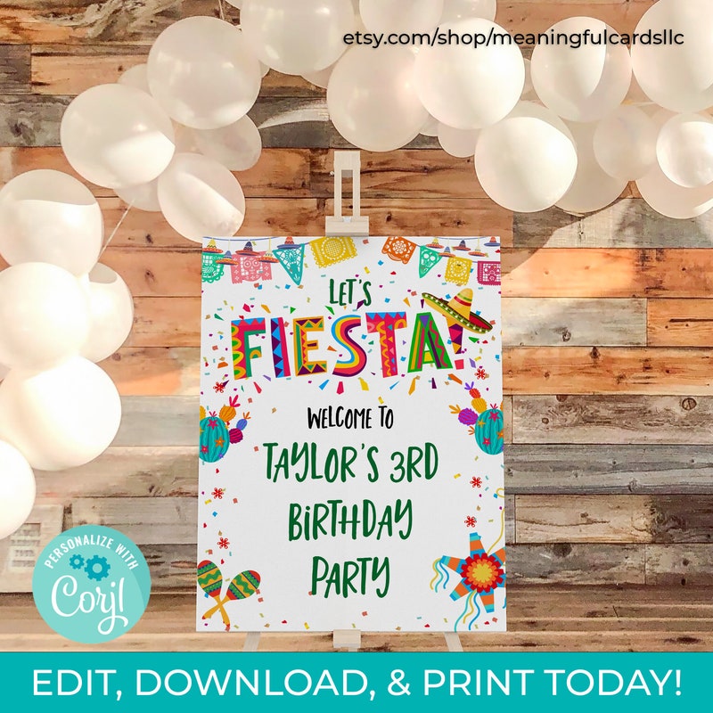 Fiesta Sign - Etsy