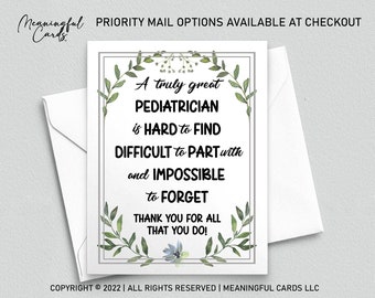 Personalized Pediatrics Resident Card Pediatrician Graduation - Etsy