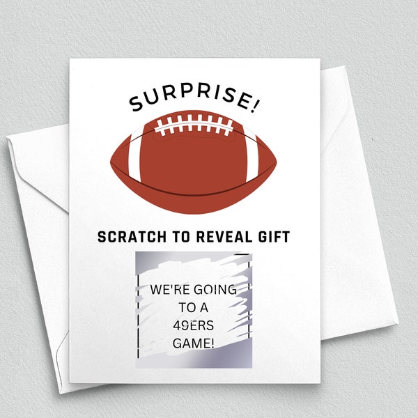 Custom Scratch off Card - Etsy