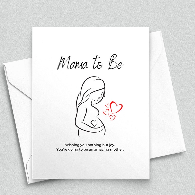 First Time Mom Card - Etsy
