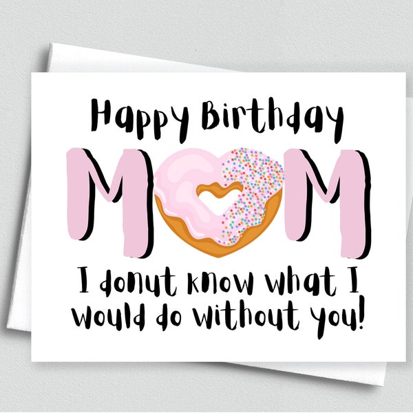 Pun Mom Card - Etsy