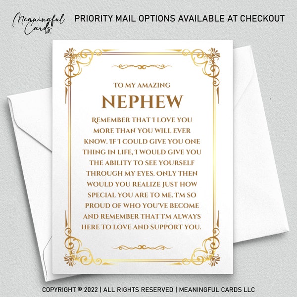 Graduation Card for Nephew Graduation From College - Etsy