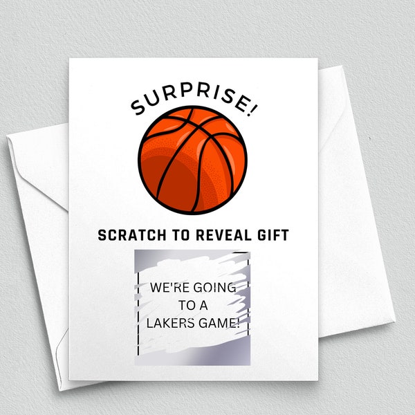 Custom Scratch off Card - Etsy