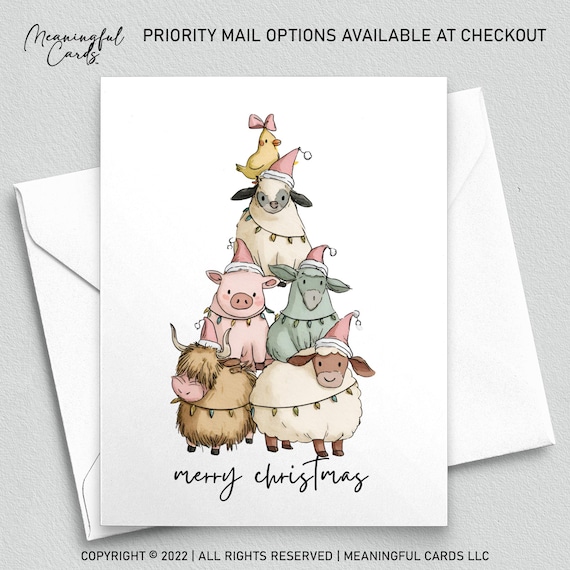 Farmer Christmas Cards