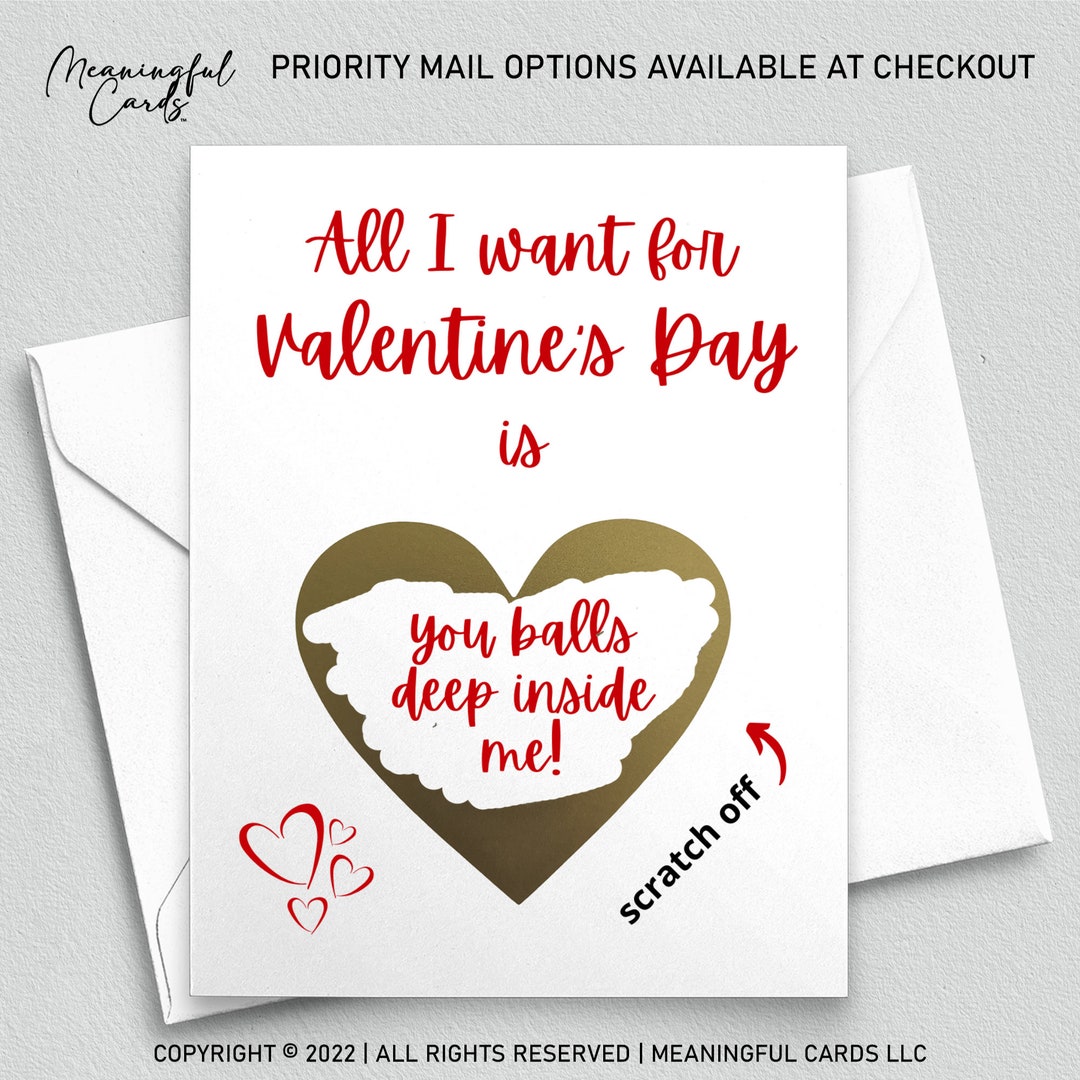 Naughty Valentine's Day Scratch, Dirty Valentines Day Scratch off ...