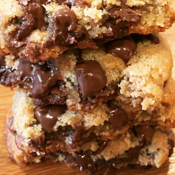 Rich Chocolate Chip Cookie Perfection Made W/ Real Sweet Cream - Etsy