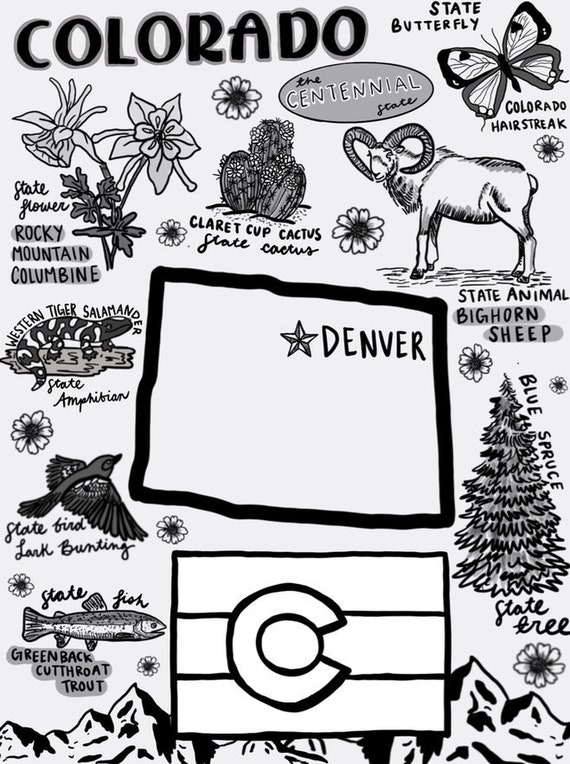 Colorado Coloring Pages