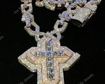 Iced Out Crucifix - Etsy