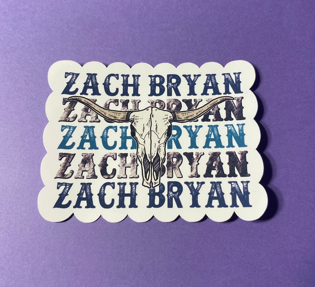 Zach Bryan Sticker Zach Bryan - Etsy Canada