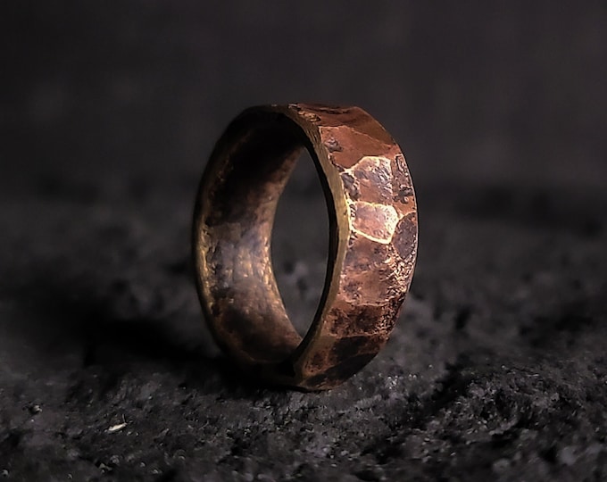 Viking Ring - Hand Forged Ring, Pagan Wedding Band, Norse Ring, Viking ...