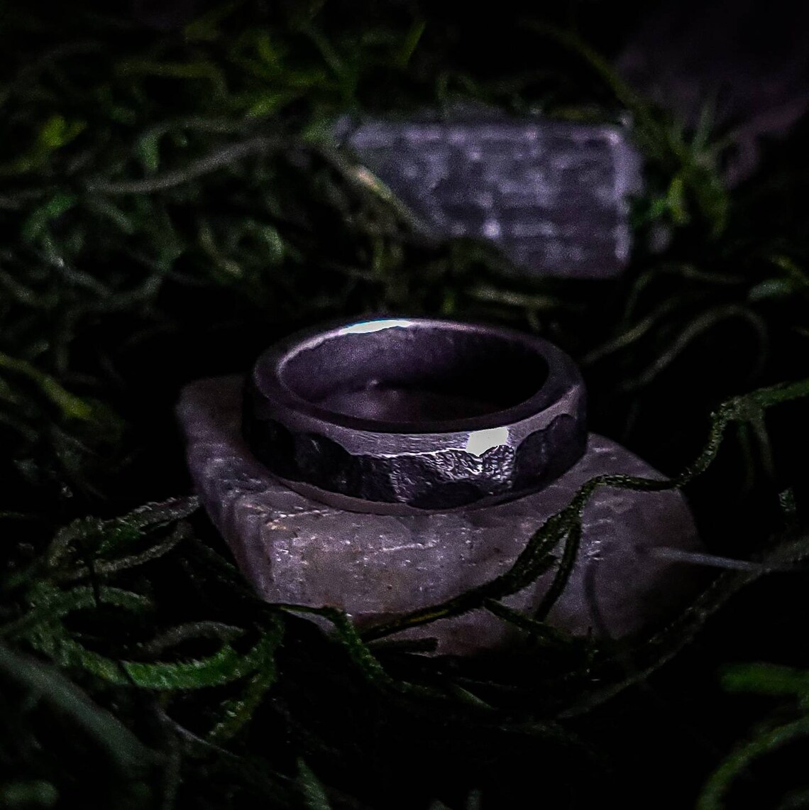 Hand Forged Occult Ring Blacksmith Made Gothic Ring Witch - Etsy