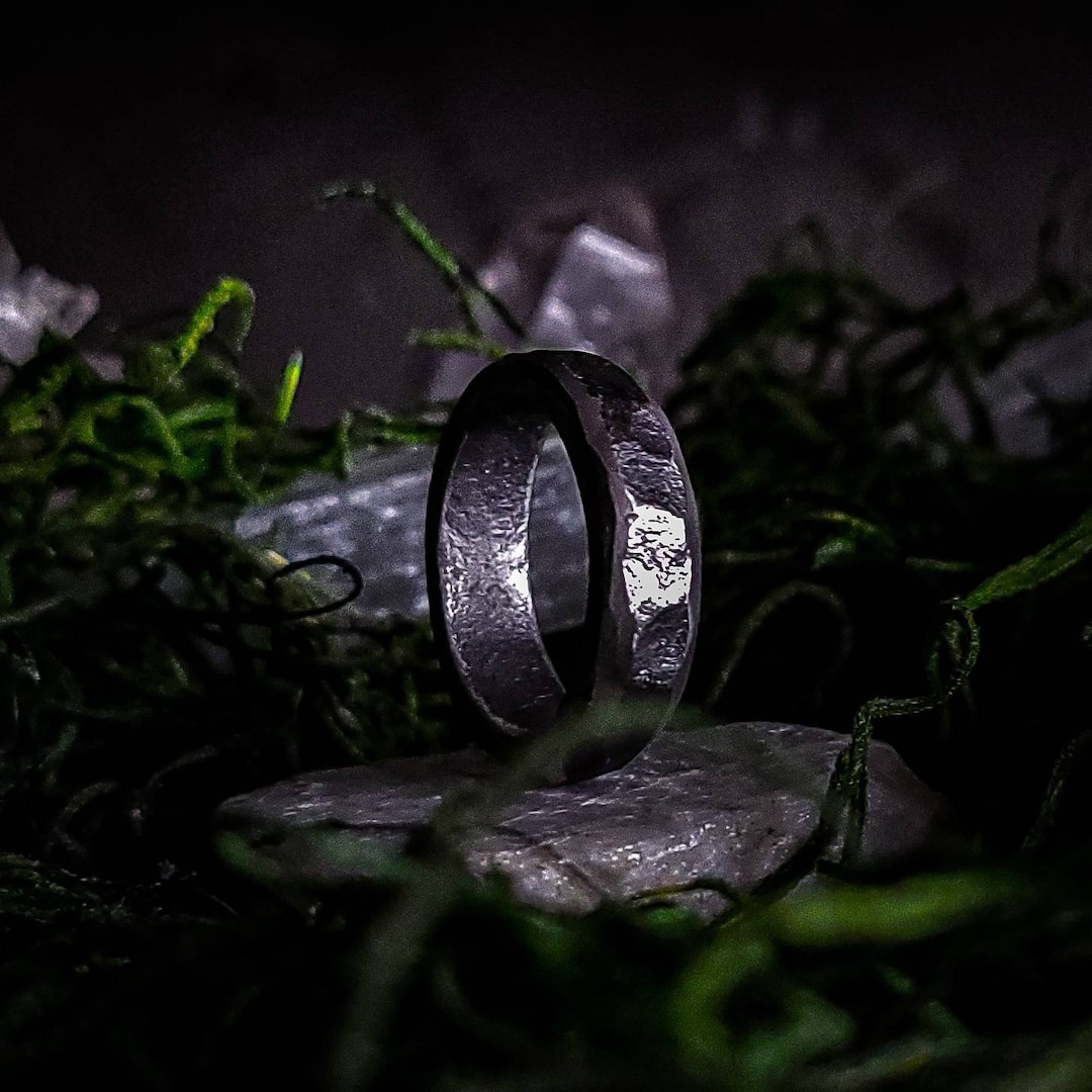 Hand Forged Occult Ring – Blacksmith Made, Gothic Ring, Witch Ring ...