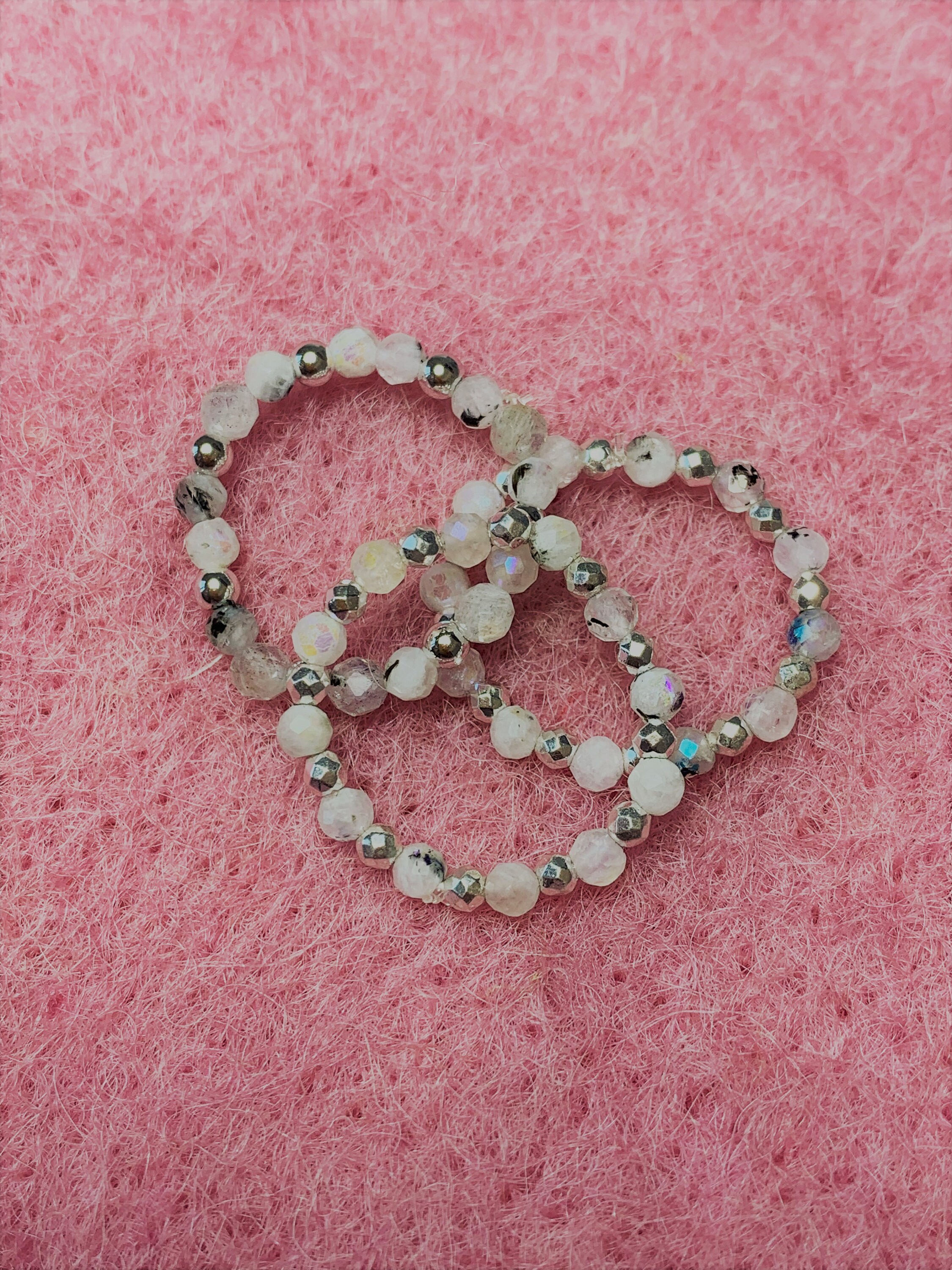 Moonstone Moon Stone and Hematite Hematite Ring Bloodstone | Etsy