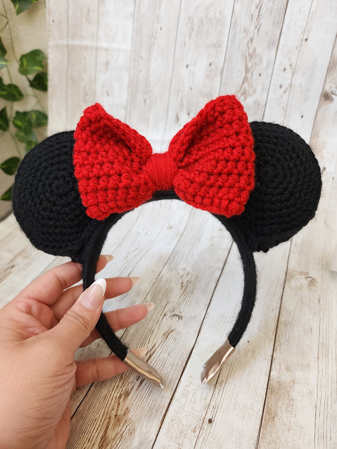Crochet Classic Disney Ears Minnie Ears Crochet Mouse Ears - Etsy