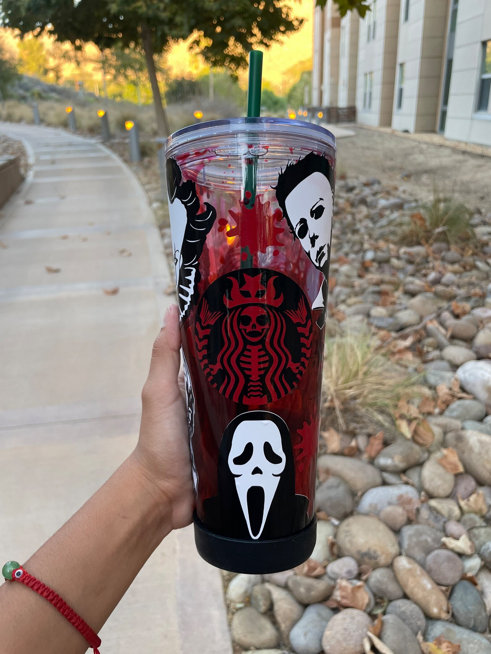 New Halloween Horror Movie Blood Drip Tumbler (black & White ) - Etsy