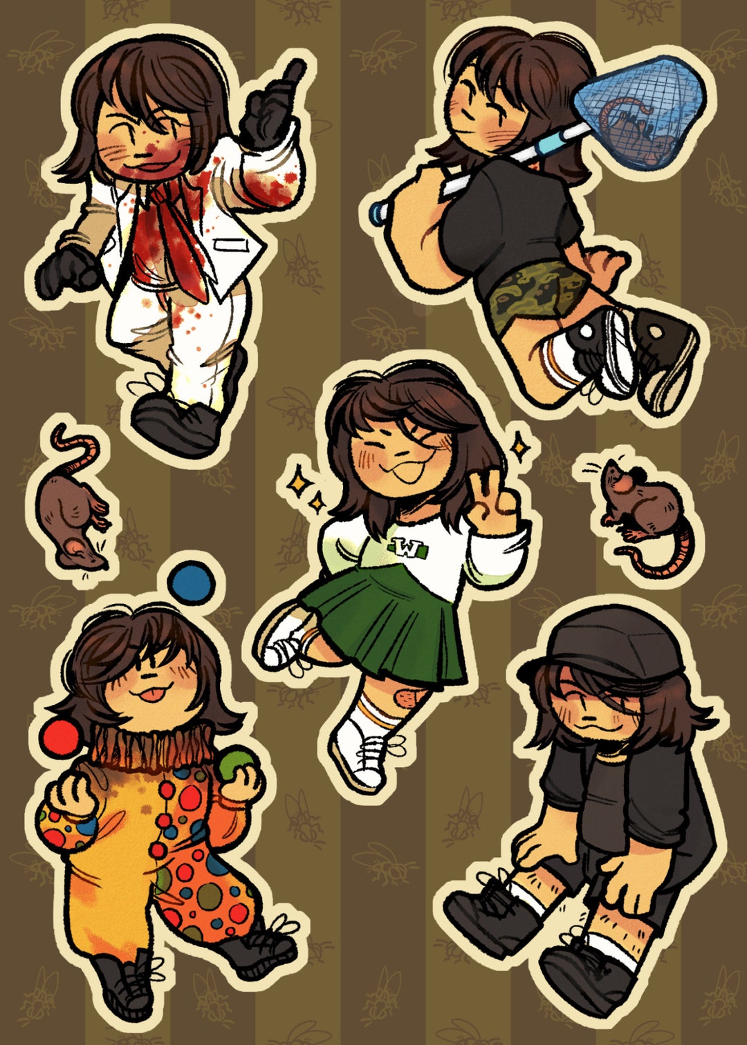 Gerard Sticker Sheet - Etsy