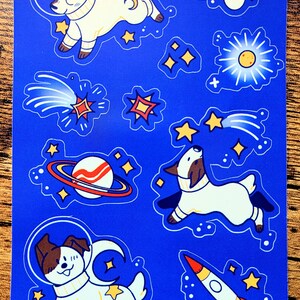 Laika Sticker Sheet - Etsy