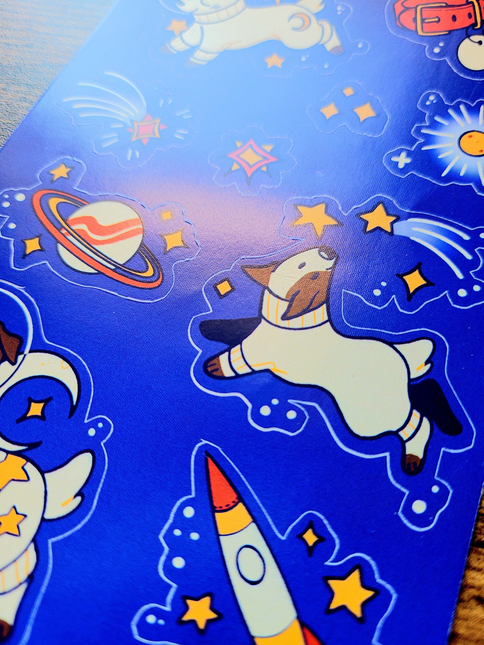 Laika Sticker Sheet - Etsy