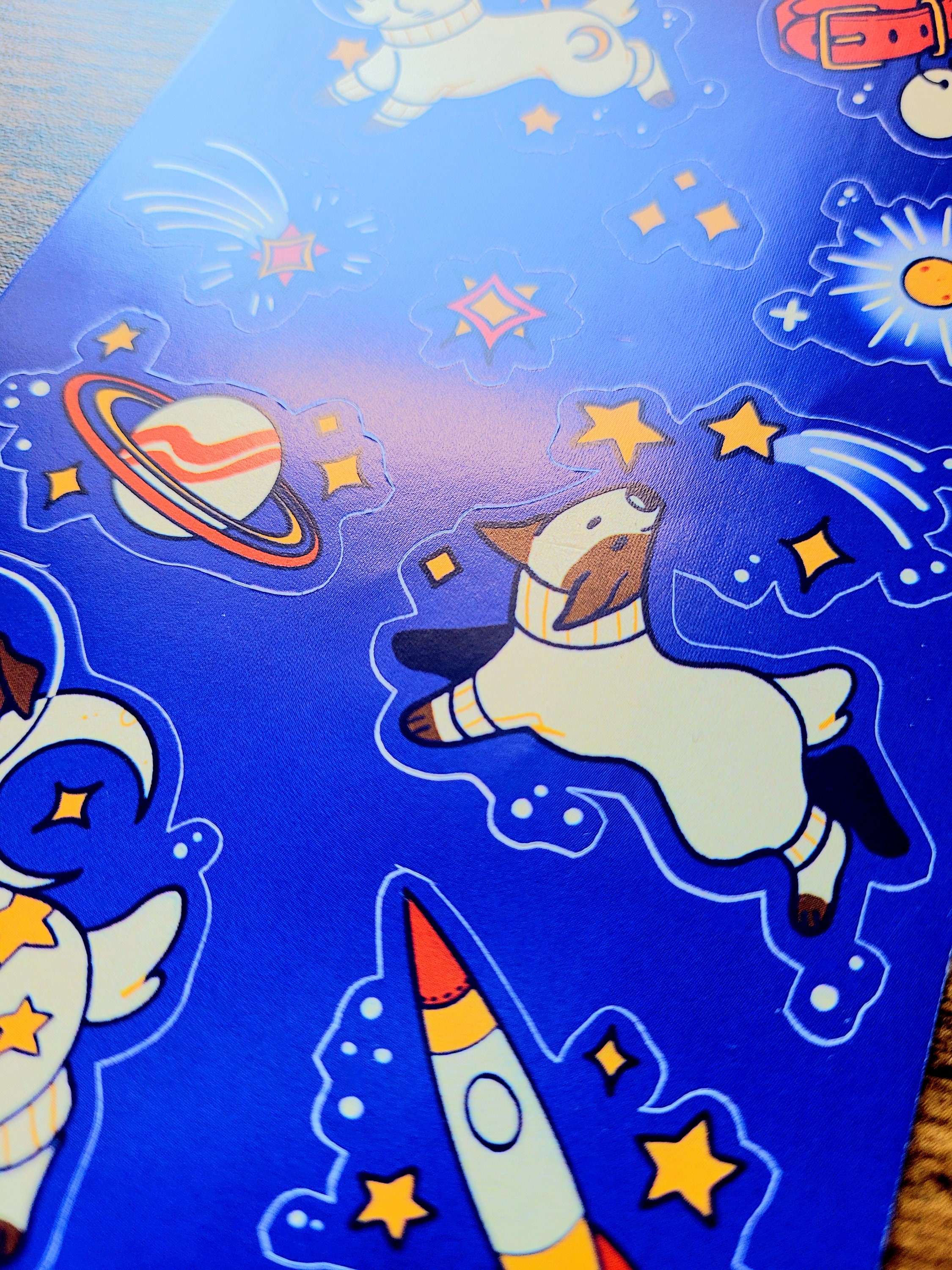 Laika Sticker Sheet - Etsy