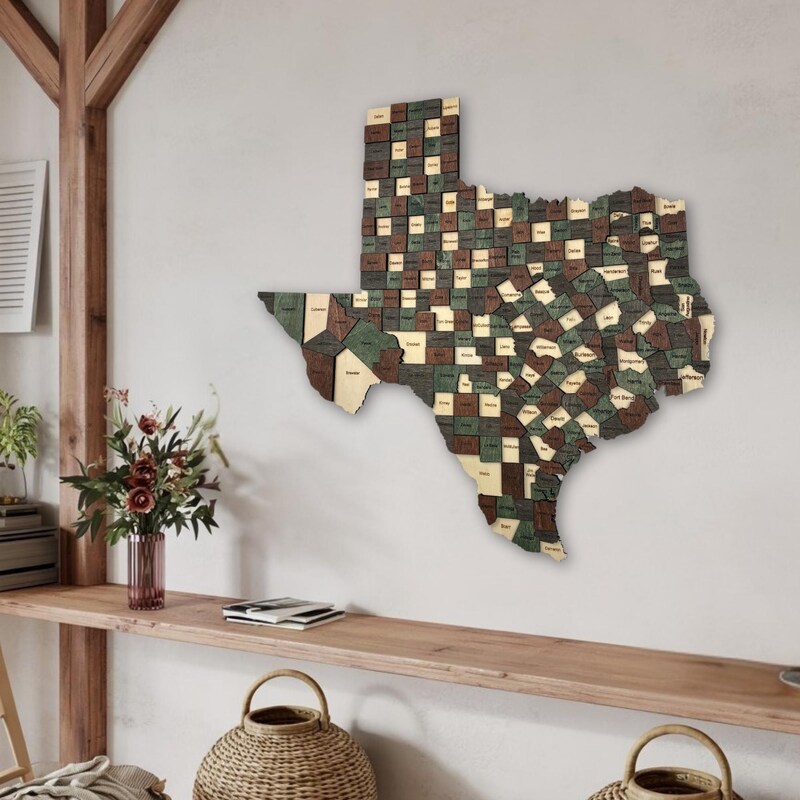 Texas Rustic Wall Art - Etsy