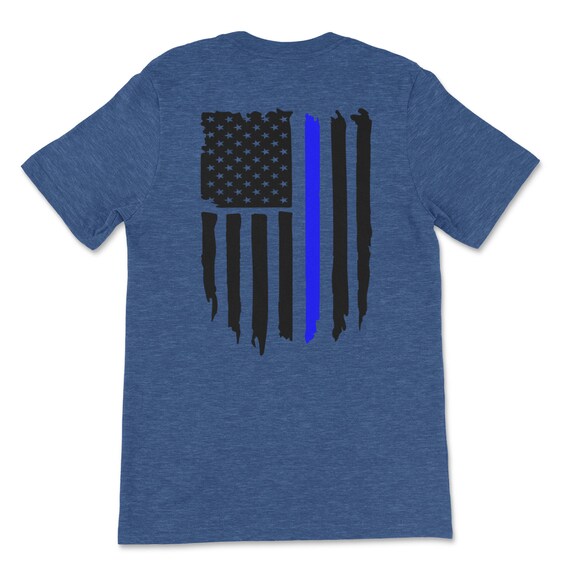 Thin Blue Line Tshirt - Etsy