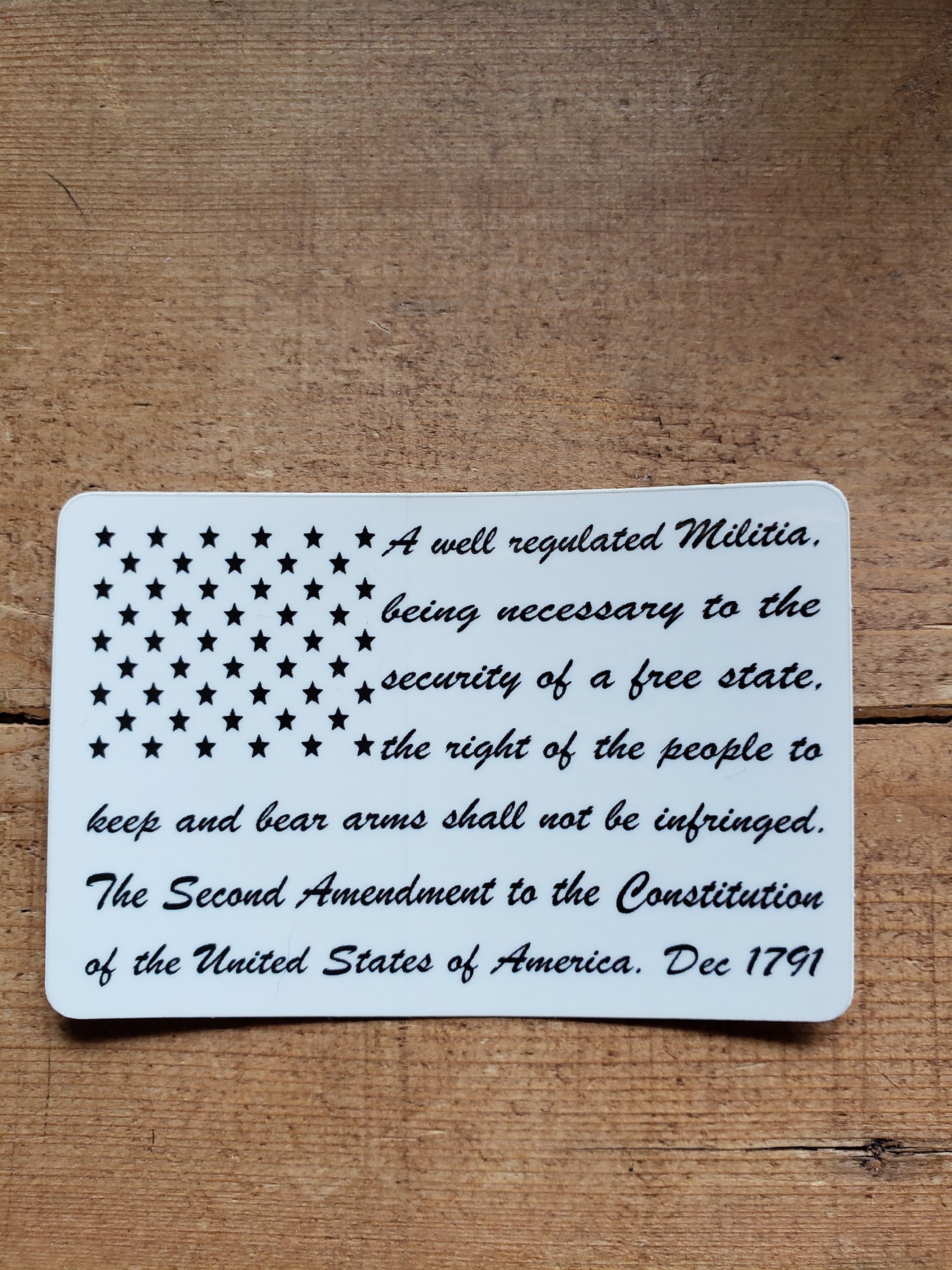 2nd Amendment Sticker - Etsy