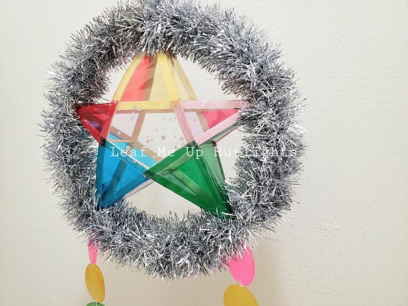 Colorful Filipino Parol, Christmas Hanging Ornament, Small Size Parol ...