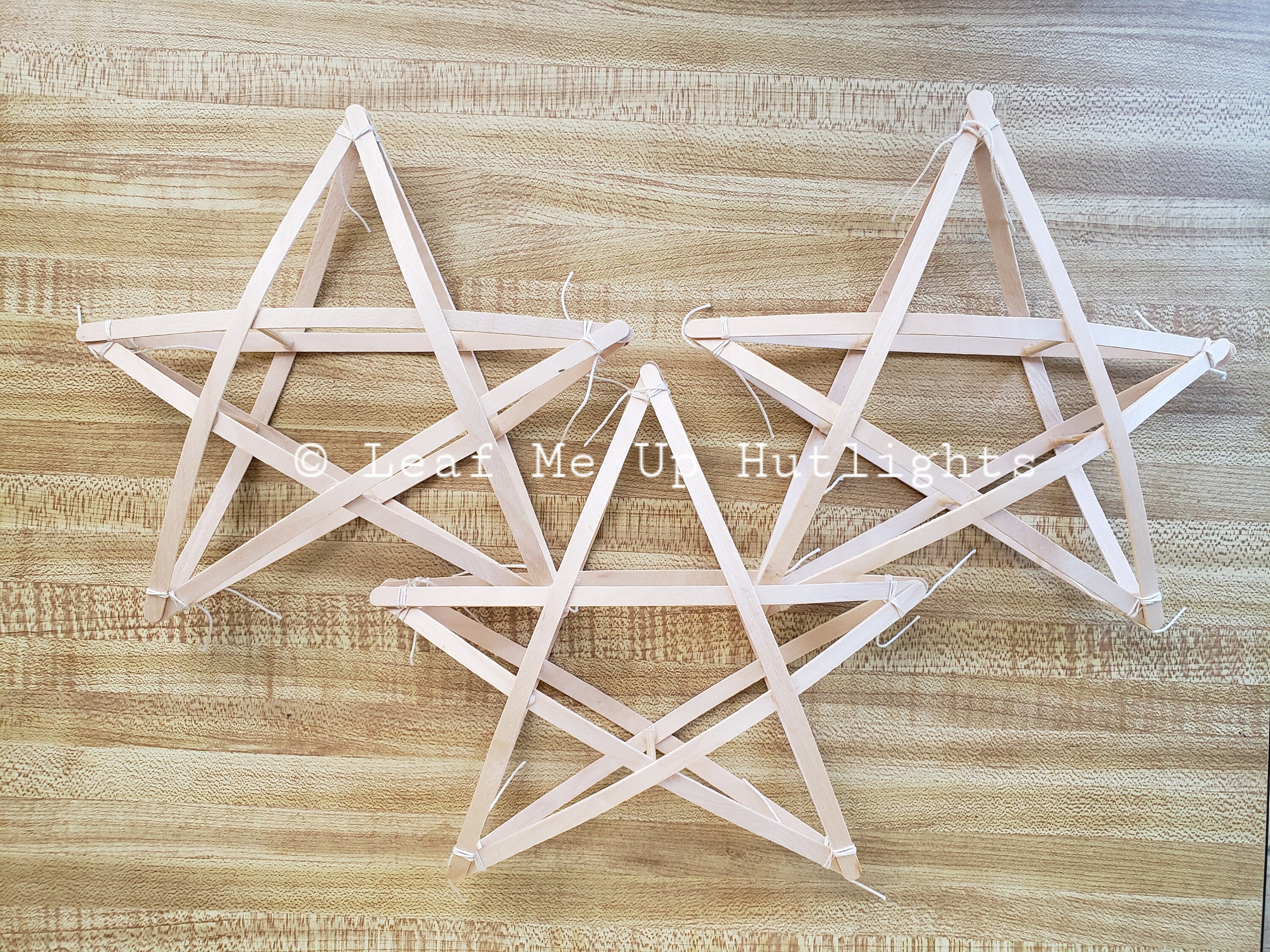 Filipino Parol Frames 7" for DIY Christmas Ornaments, 5 Pointed-star ...