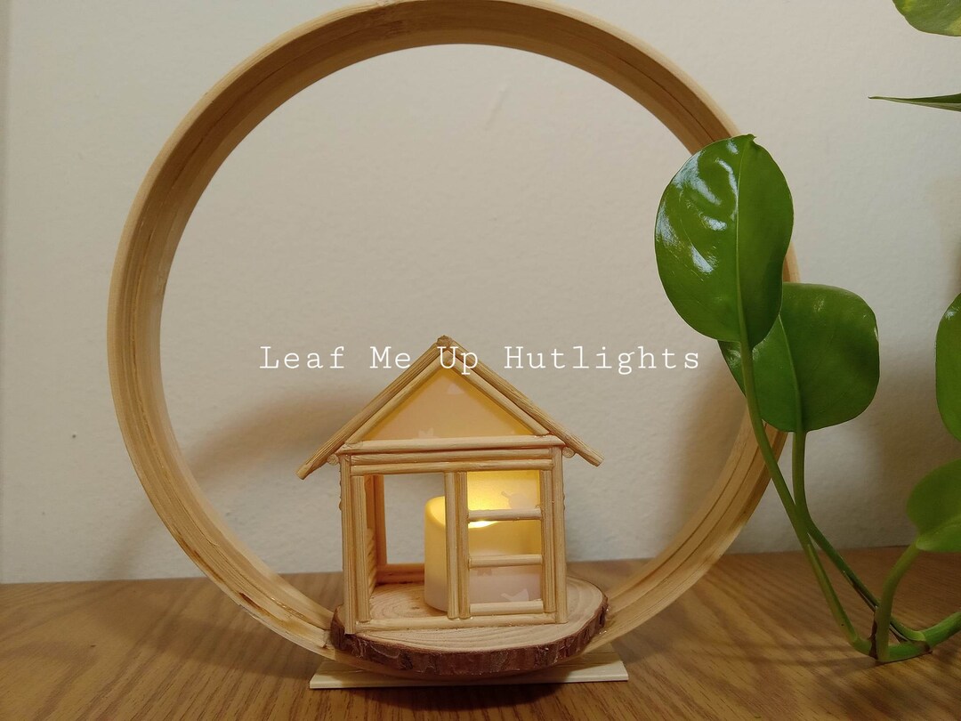 Tealight Holder Bamboo, Handmade Asian-style Tabletop Home Decor ...