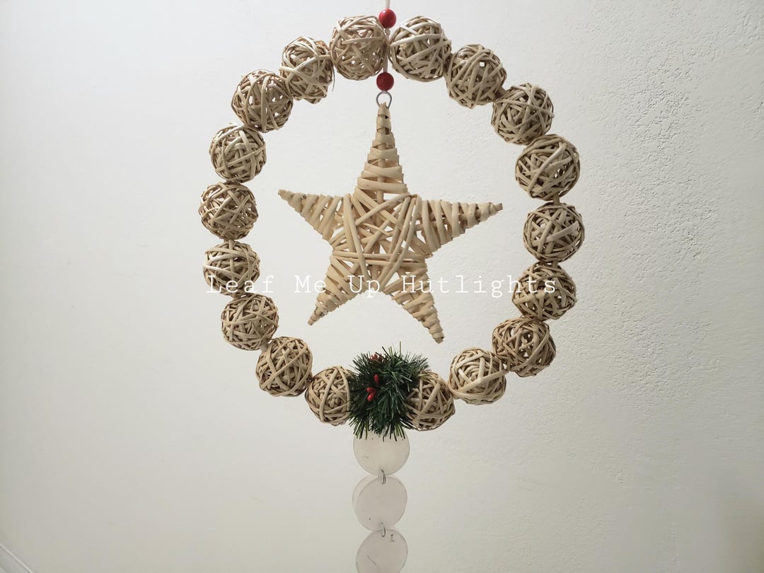Parol Christmas Decor With Rattan Balls, Filipino Holiday Ornament - Etsy