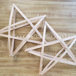 Filipino Parol Frames 7" for DIY Christmas Ornaments, 5 Pointed-star ...