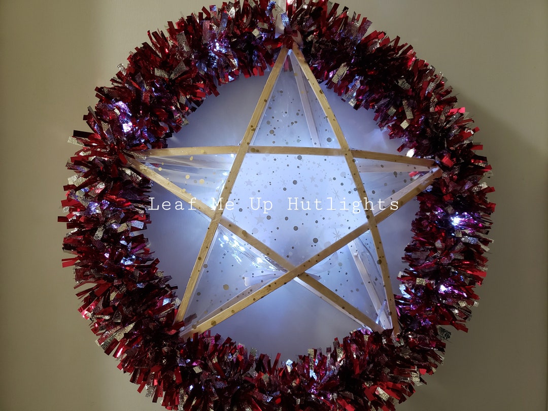 Large Filipino Parol Christmas Decor With Lights, 5 Pointed Star ...