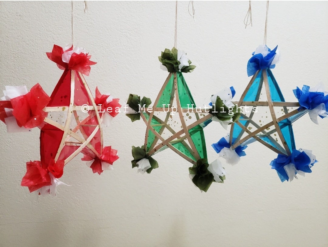 Parol Star, Filipino Christmas Decor, Christmas Hanging Ornament ...