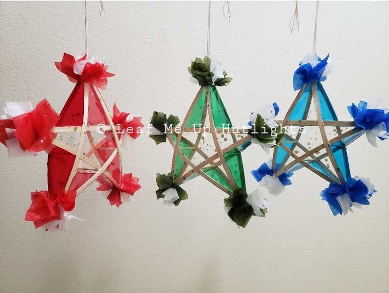 Parol Star Filipino Christmas Decor Christmas Hanging - Etsy