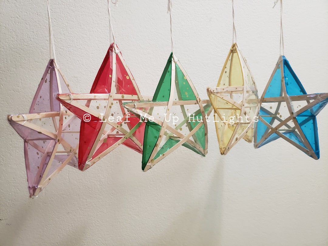 Filipino Parol Star Christmas Ornament: Colorful Hanging Decor - Etsy